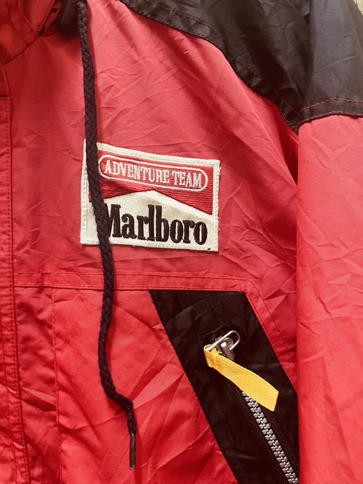 Vintage Vintage Marlboro Adventure Team Cigarettes Hooded Jacket | Grailed
