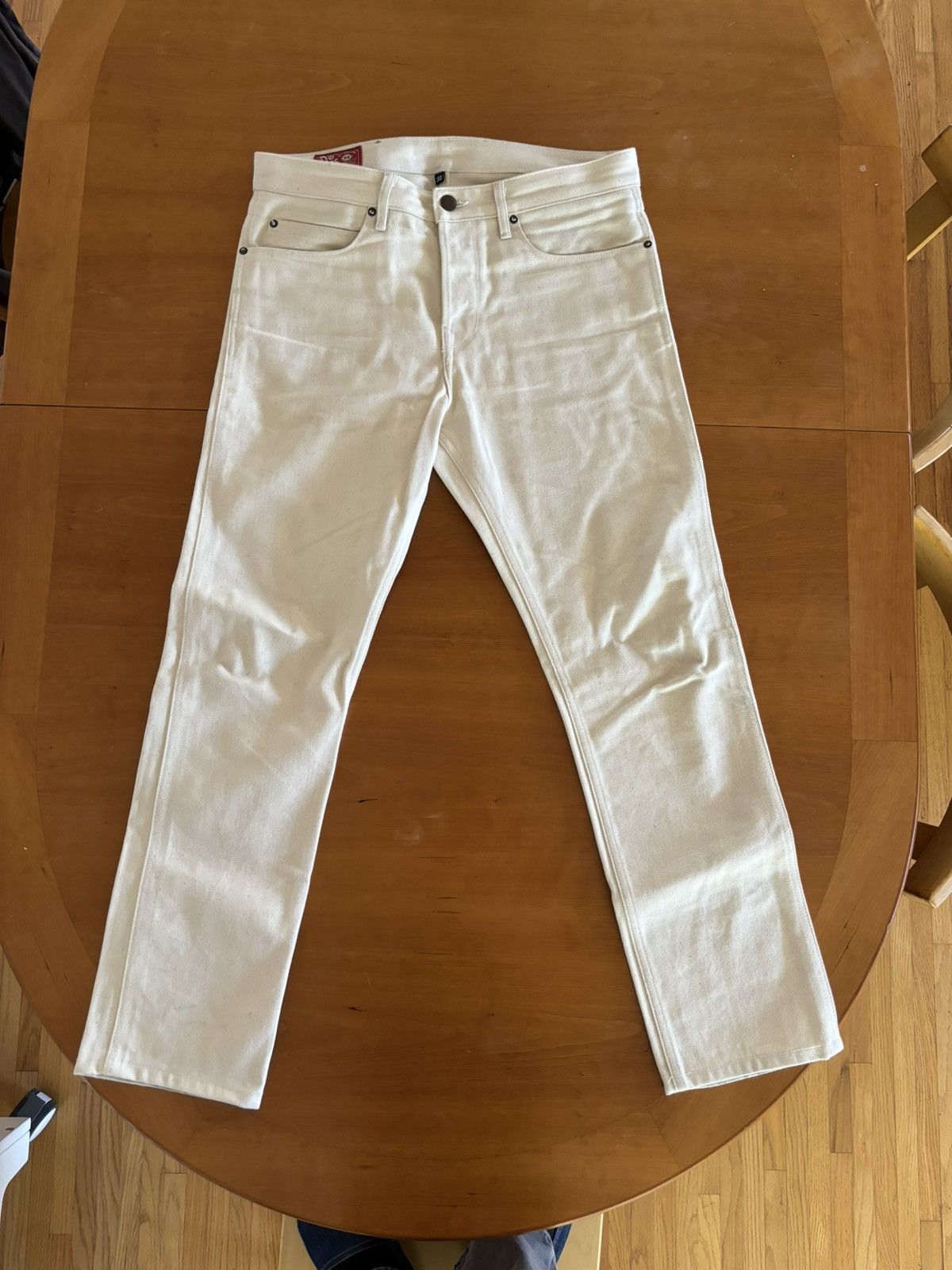 Freenote × Freenote Cloth Freenote Cloth Rios Slim straight 32x30 Ecru ...