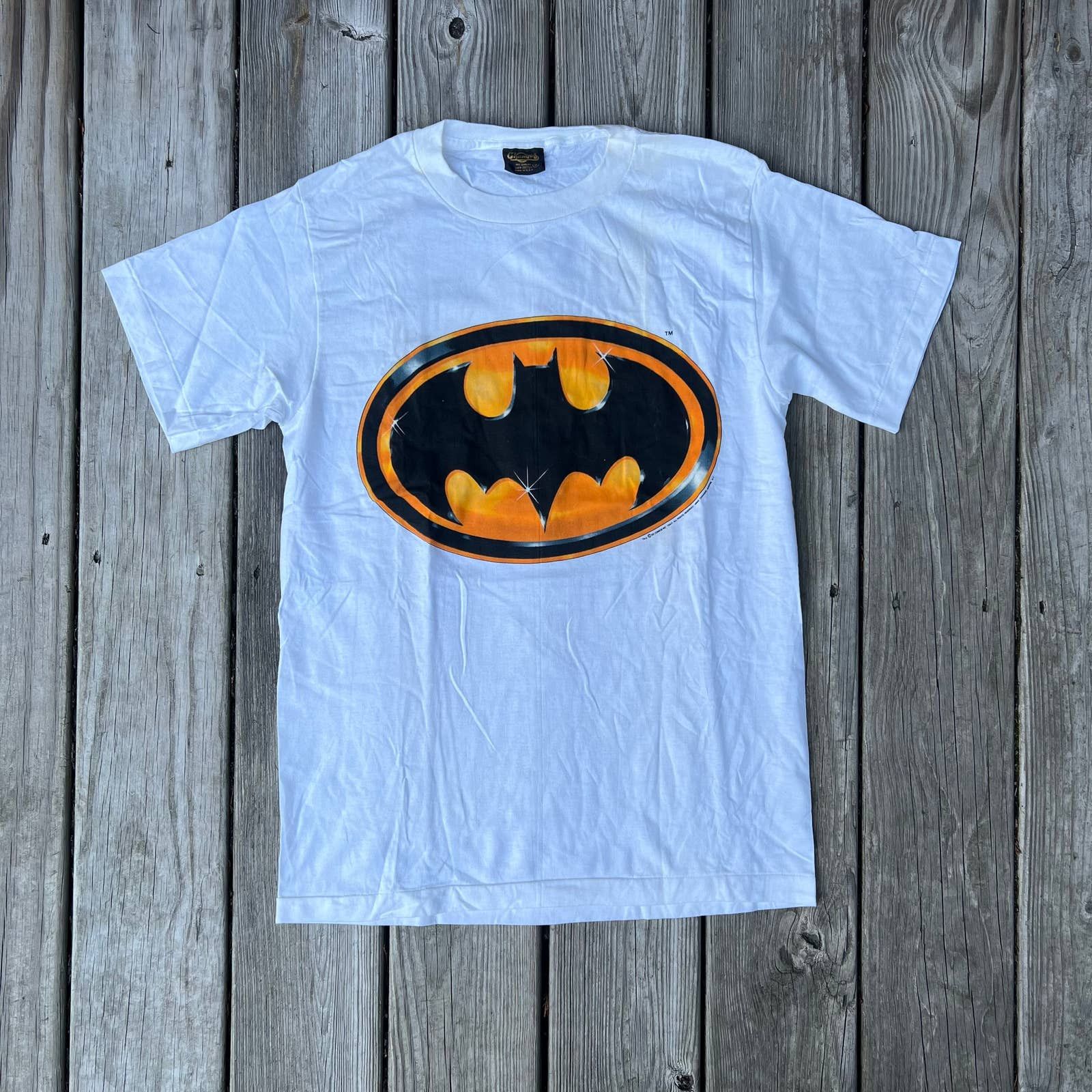 Batman × Streetwear × Vintage Vintage Batman logo single stitched 80s ...