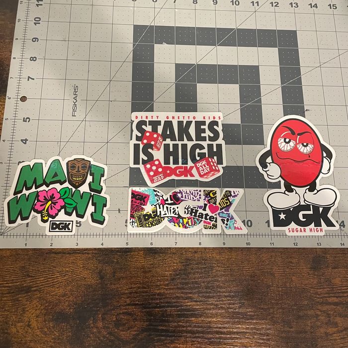 Dgk DGK skateboards Kayo Corp sticker pack / lot of 4 | Grailed