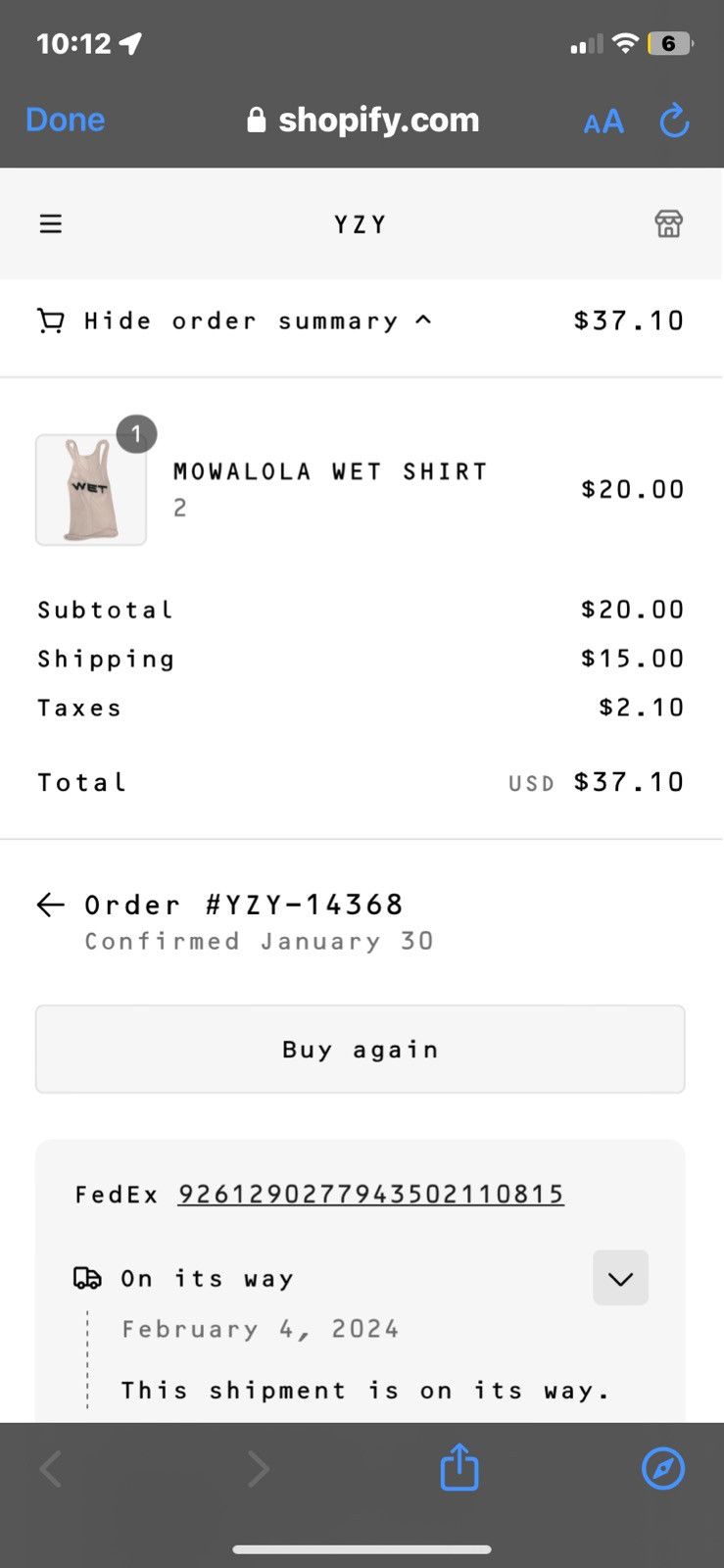 Kanye West Yeezy Mowalola Wet Top | Grailed