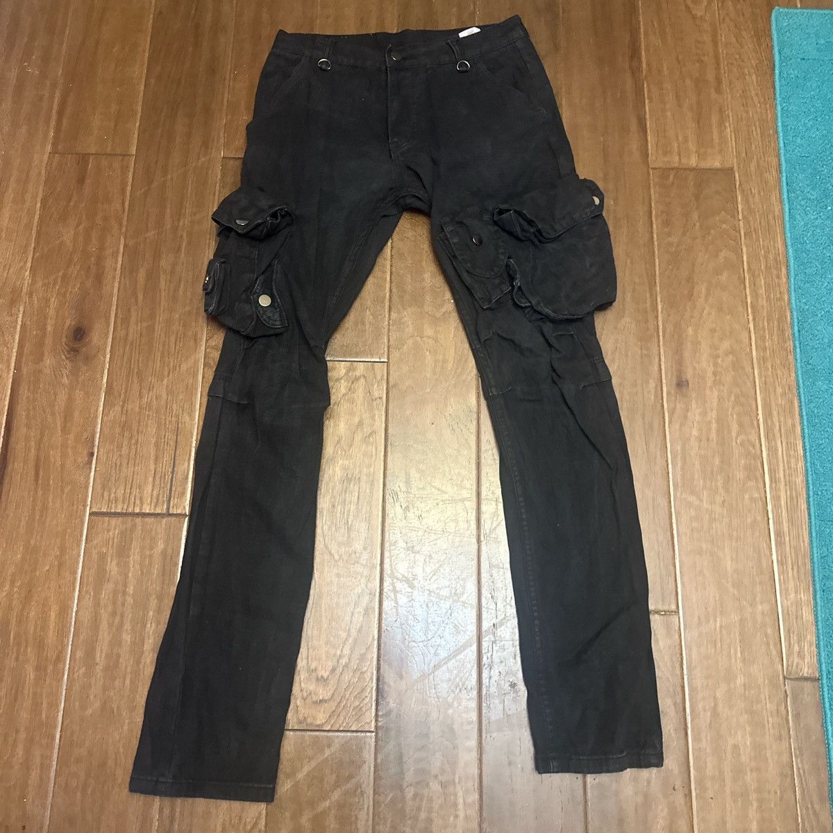 Mnml Mnml Waxed Denim Cargo Pants Grailed