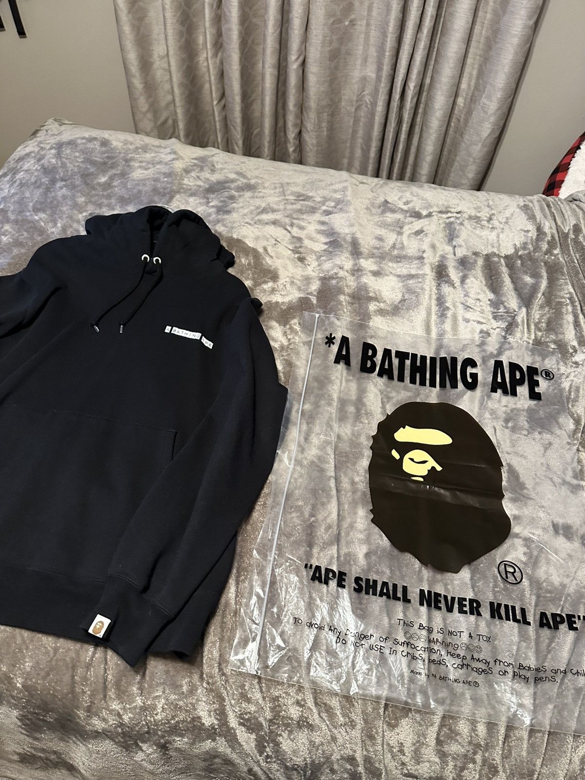 Bape Bape galaxy UFO hoodie black | Grailed