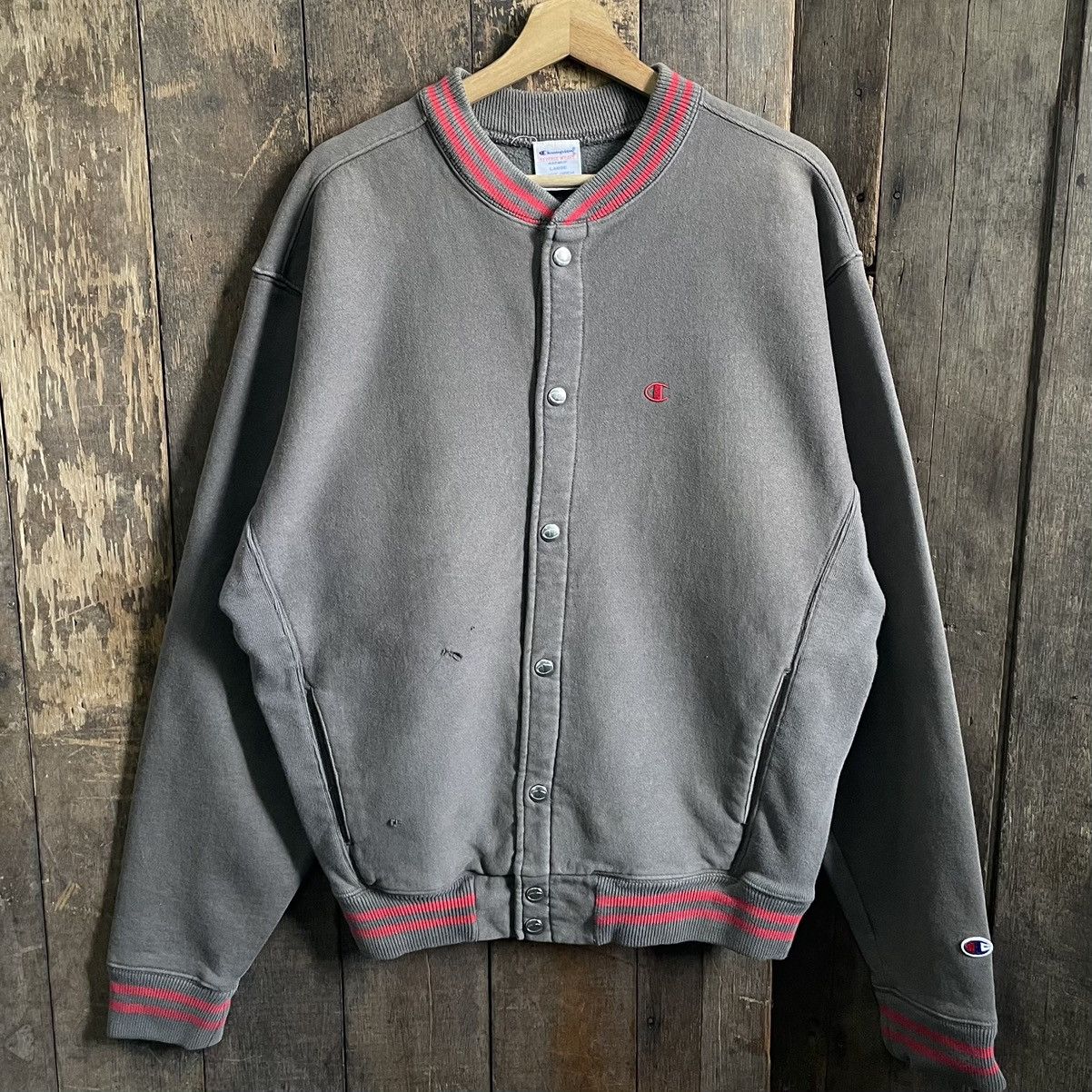 Champion × Varsity Jacket × Vintage Vintage 90's Champion Reverse Weave ...