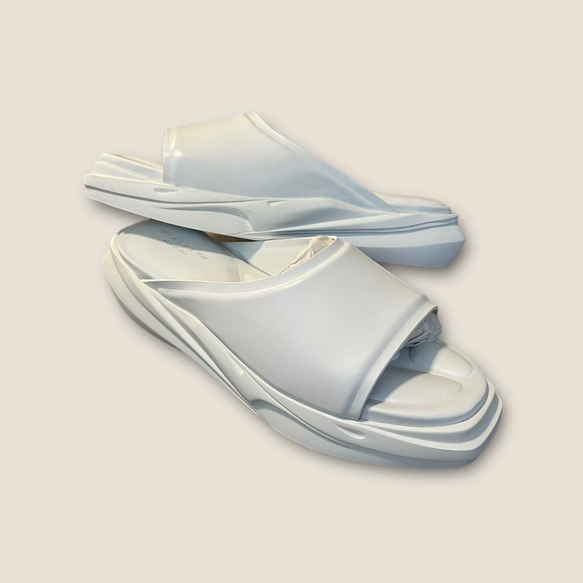 1017 ALYX 9SM × Alyx Alyx Mono Slide White Size 42 | Grailed