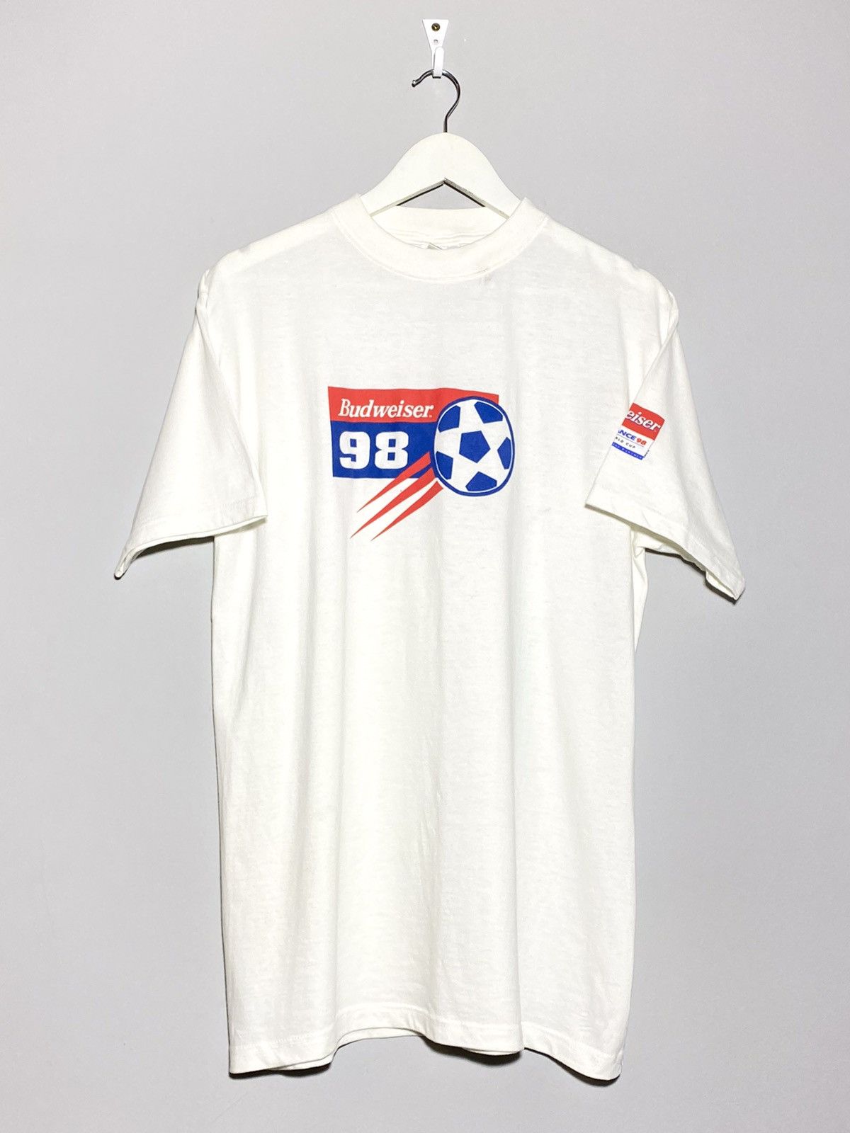Vintage Vintage 90s Fifa World Cup France 98 streetwear band t-shirt | Grailed