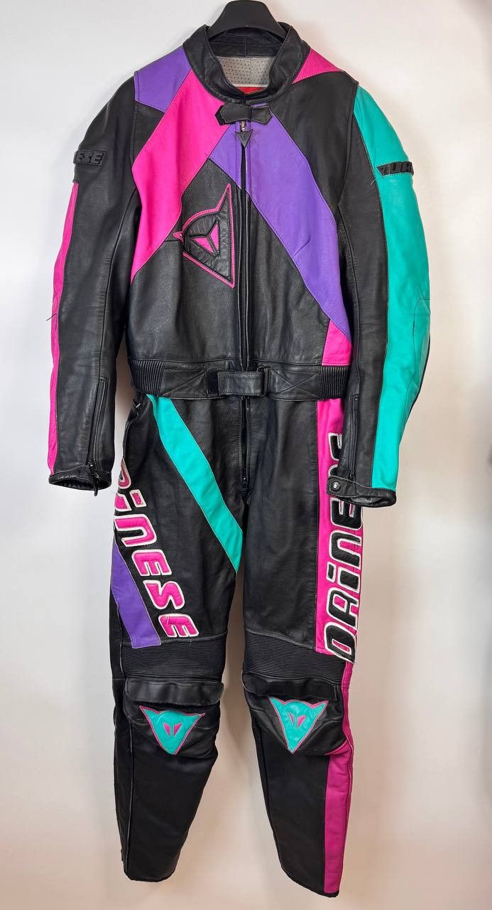Dainese DAINESE VINTAGE LEATHER MOTORCYCLE RACE SUIT SIZE 48 | Grailed