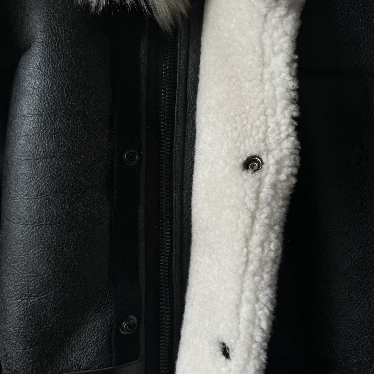 Rick Owens Rick Owens FW16 Runway Hooded Shearling/Fur Bomber Jacket ...