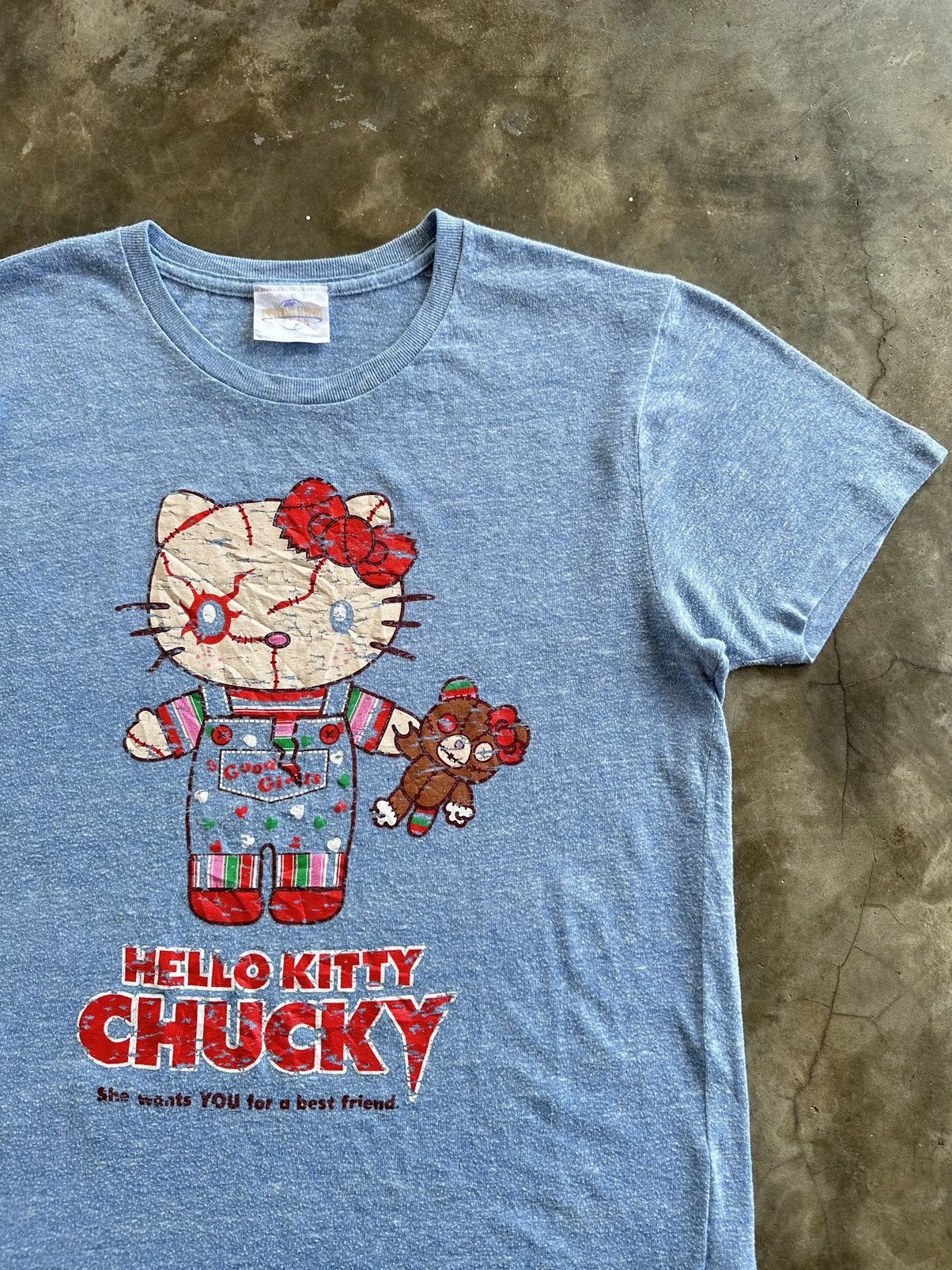 Movie Hello Kitty X Chucky T-shirt | Grailed