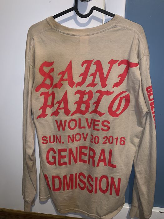 Kanye West Kanye West Wolves Tour Merch | Grailed