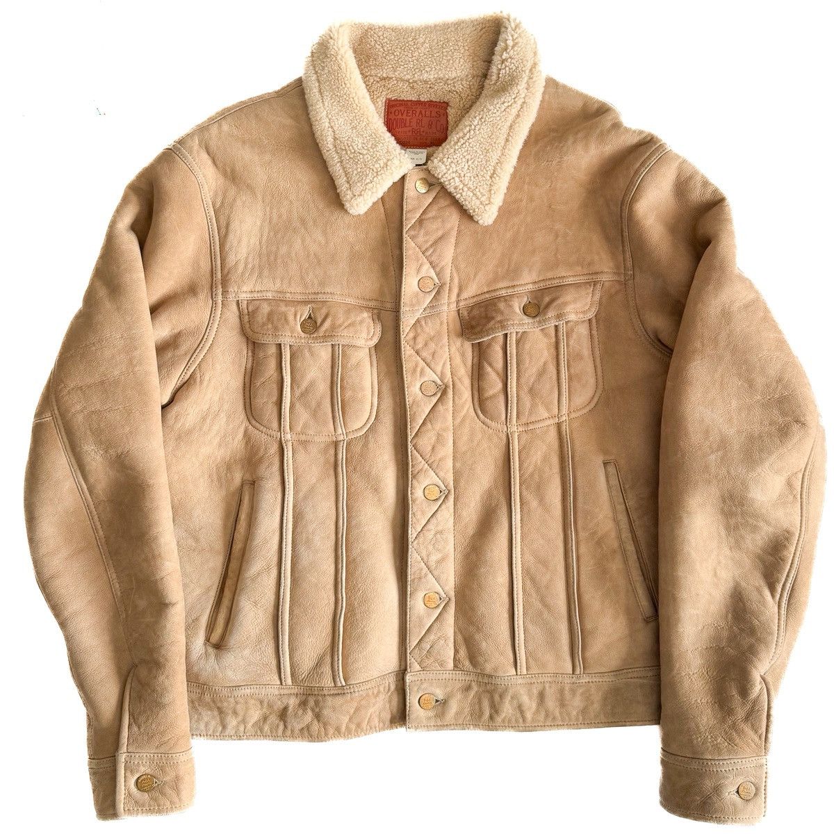 RRL Ralph Lauren RRL Shearling Trucker Jacket | Grailed