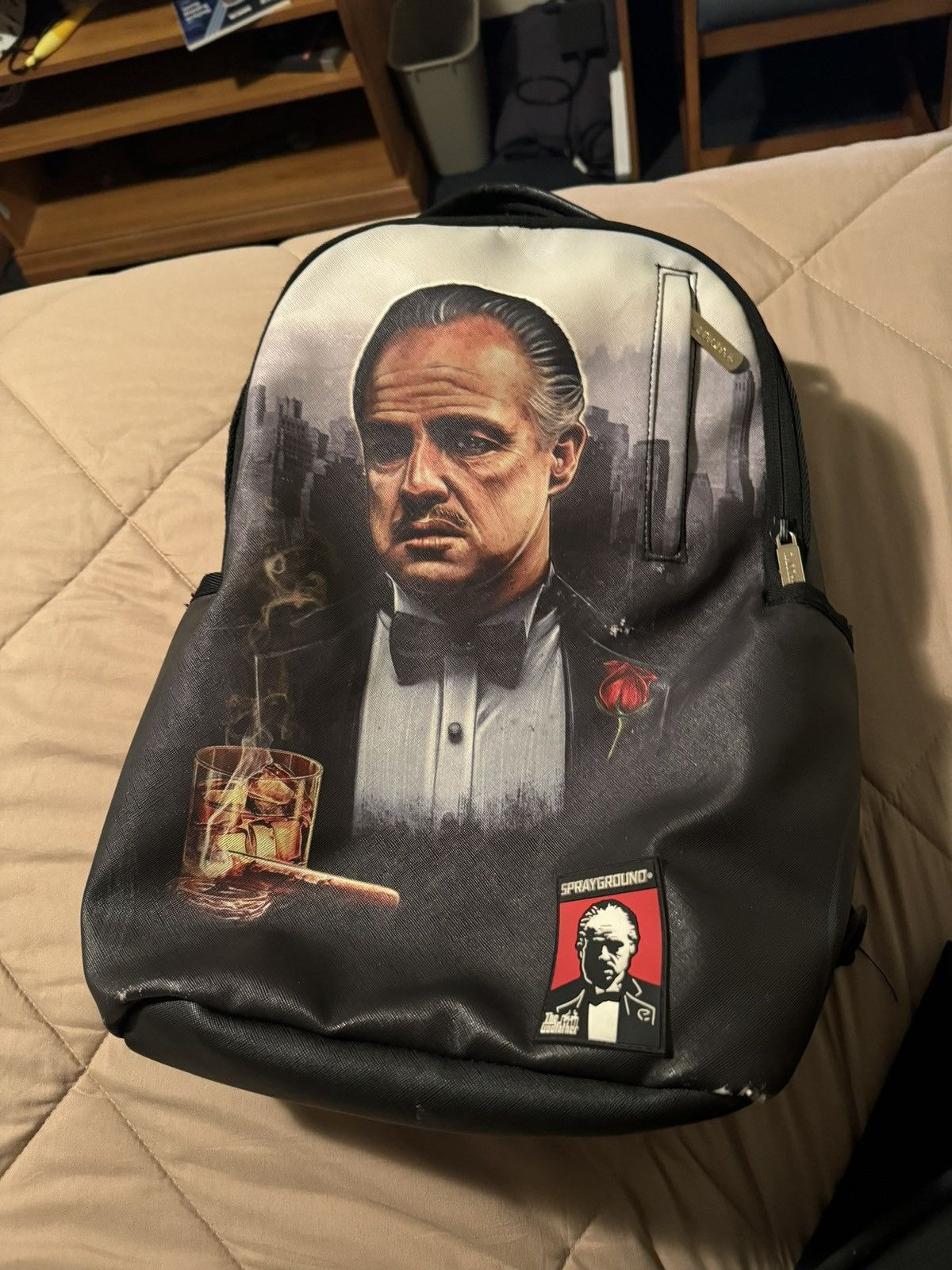 Sprayground The godfather limited edition spray ground backpack | Grailed