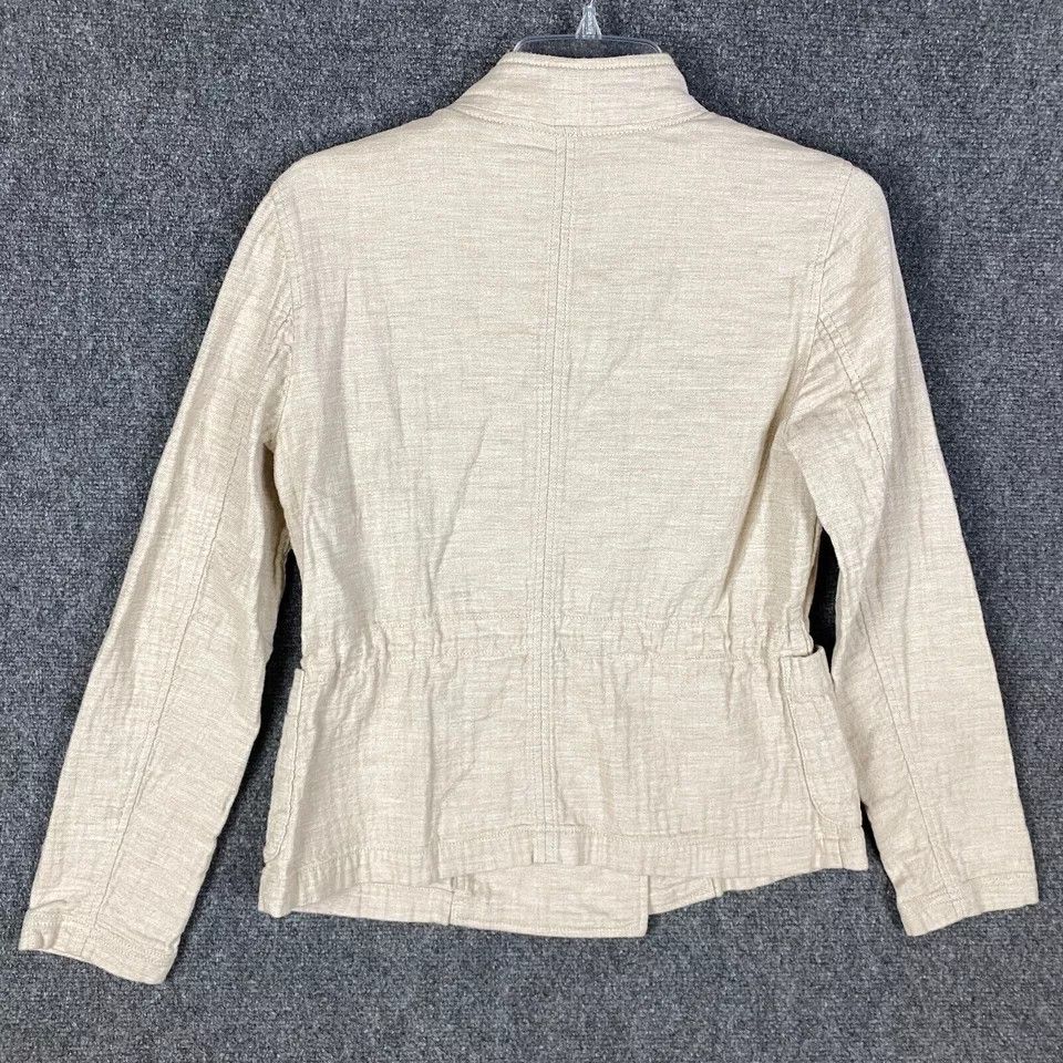 Lou & Grey Lu & Grey Pea Coat Small Women's Beige 100% Cotton Adults S ...