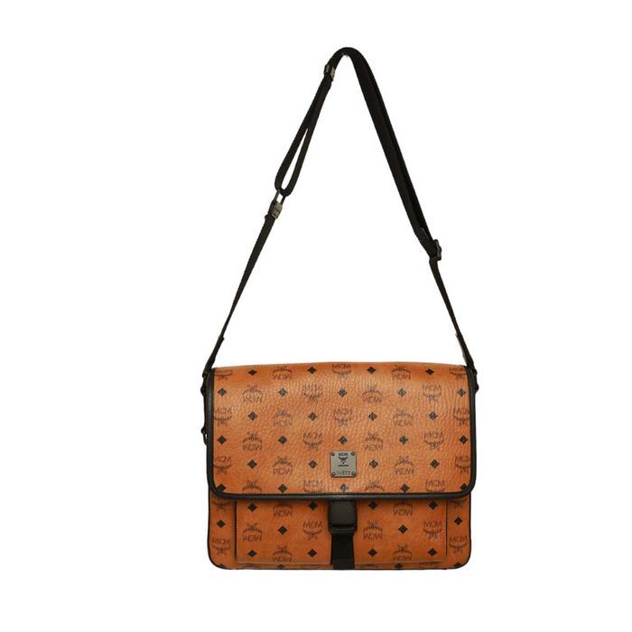 MCM MCM KLASSIK MESSENGER IN VISETOS Long Crossbody Unisex | Grailed