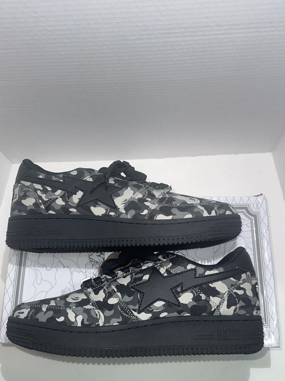 Bape × Comme des Garcons × Rare RARE! BAPE X CDG Camo Bapesta DS US11 ...