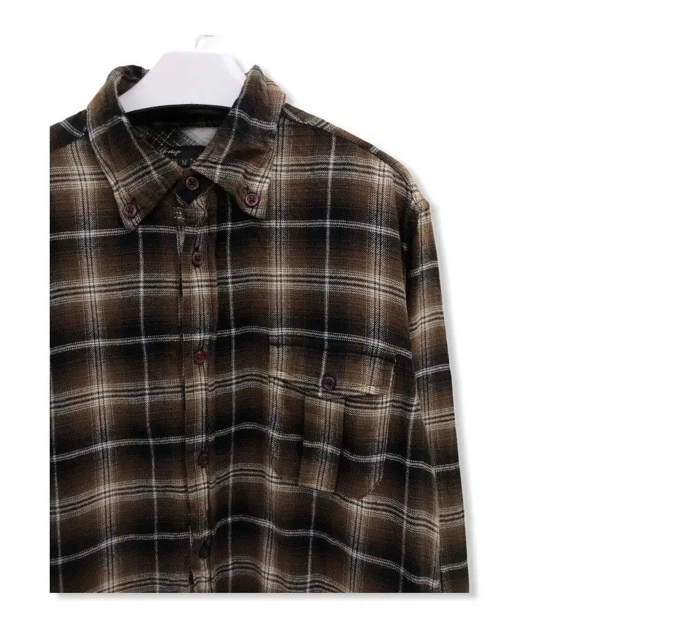 Flannel × Japanese Brand × Streetwear Japanese Brand G Stage Plaid ...