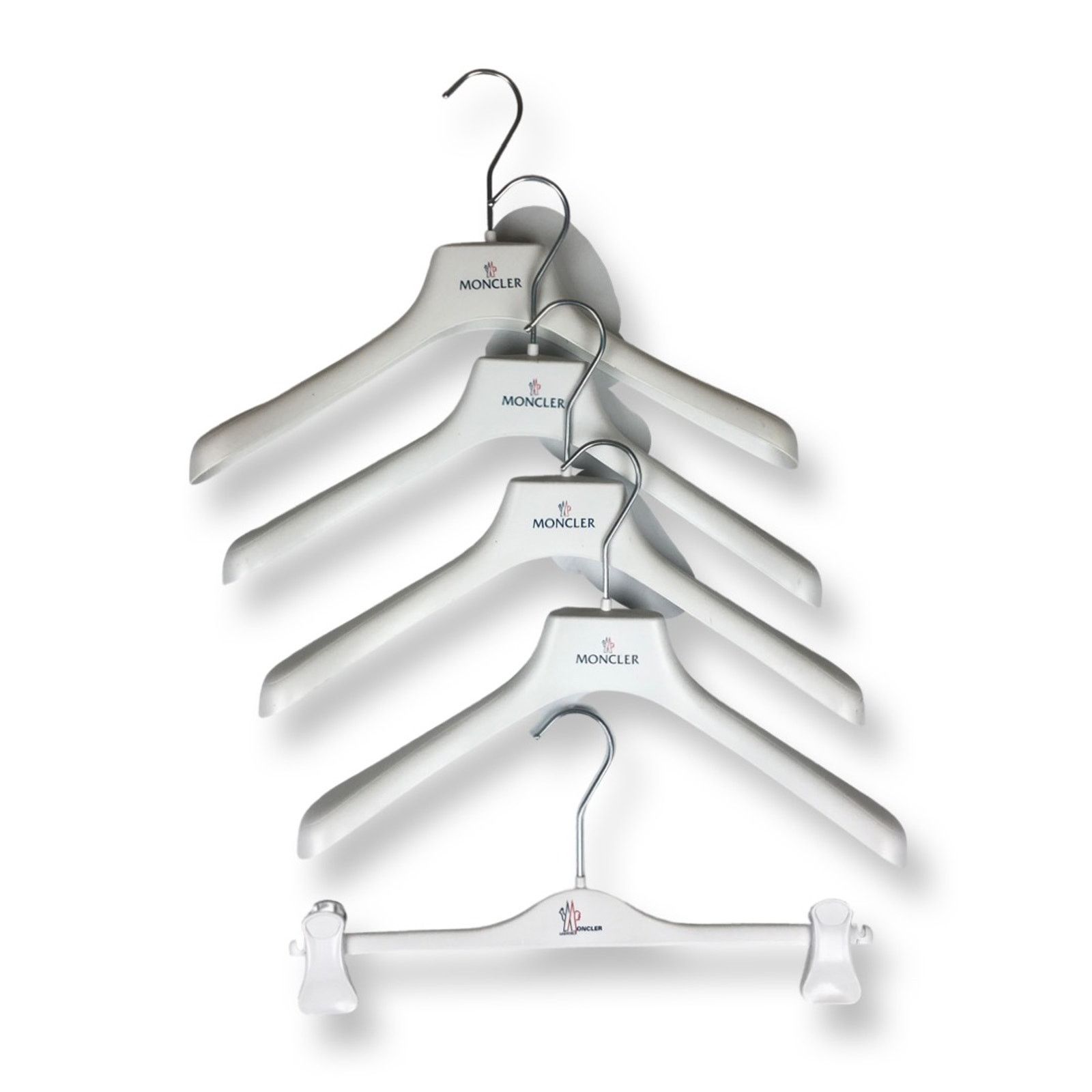 Moncler × Streetwear Moncler Logo Plastic Hangers | Grailed