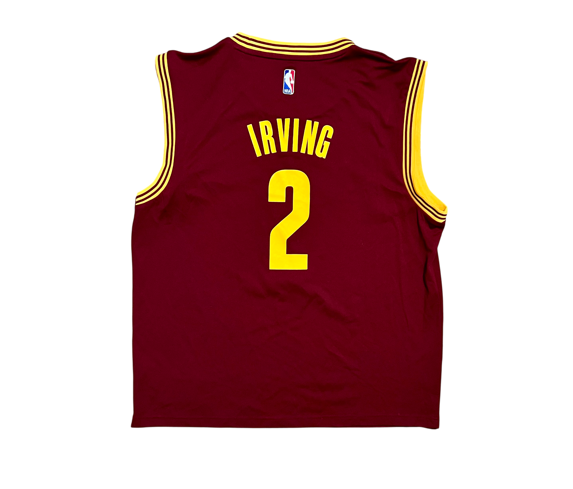 Adidas Kyrie Irving Cleveland Cavaliers Adidas Wine & Gold Jersey | Grailed