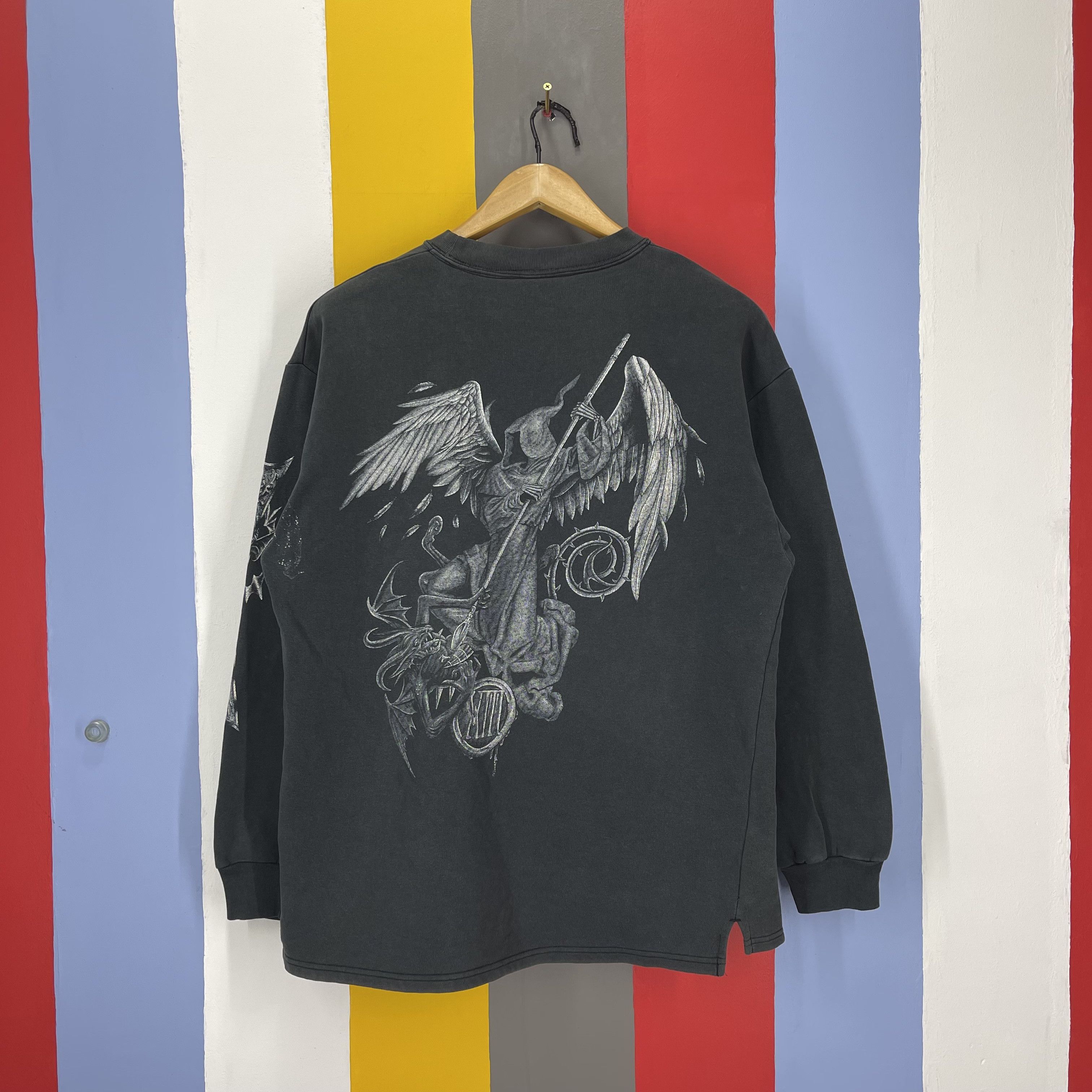 Streetwear GRIM REAPER XIII Crew Neck Sweatshirt #1341/AU | Grailed