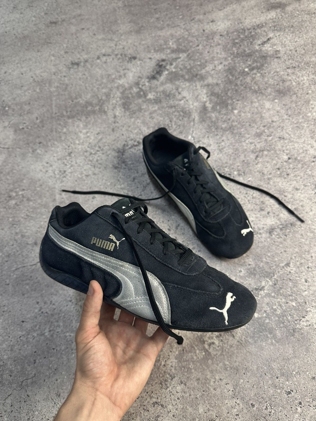 Japanese Brand × Puma × Vintage Puma Mostro Vintage Black Leather ...