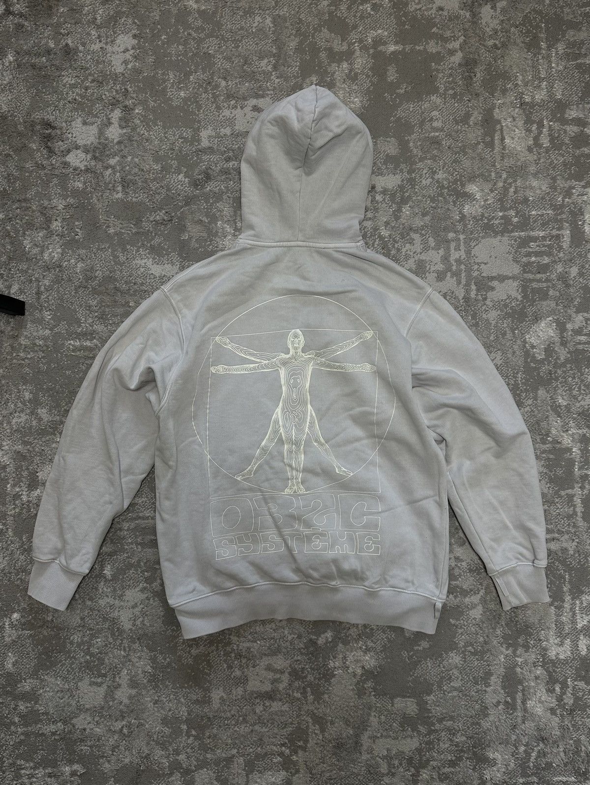 032c × Avant Garde Rare 032C TERMOREACTIVE ANATOMIC SYSTEM VITRUV HOODIE | Grailed