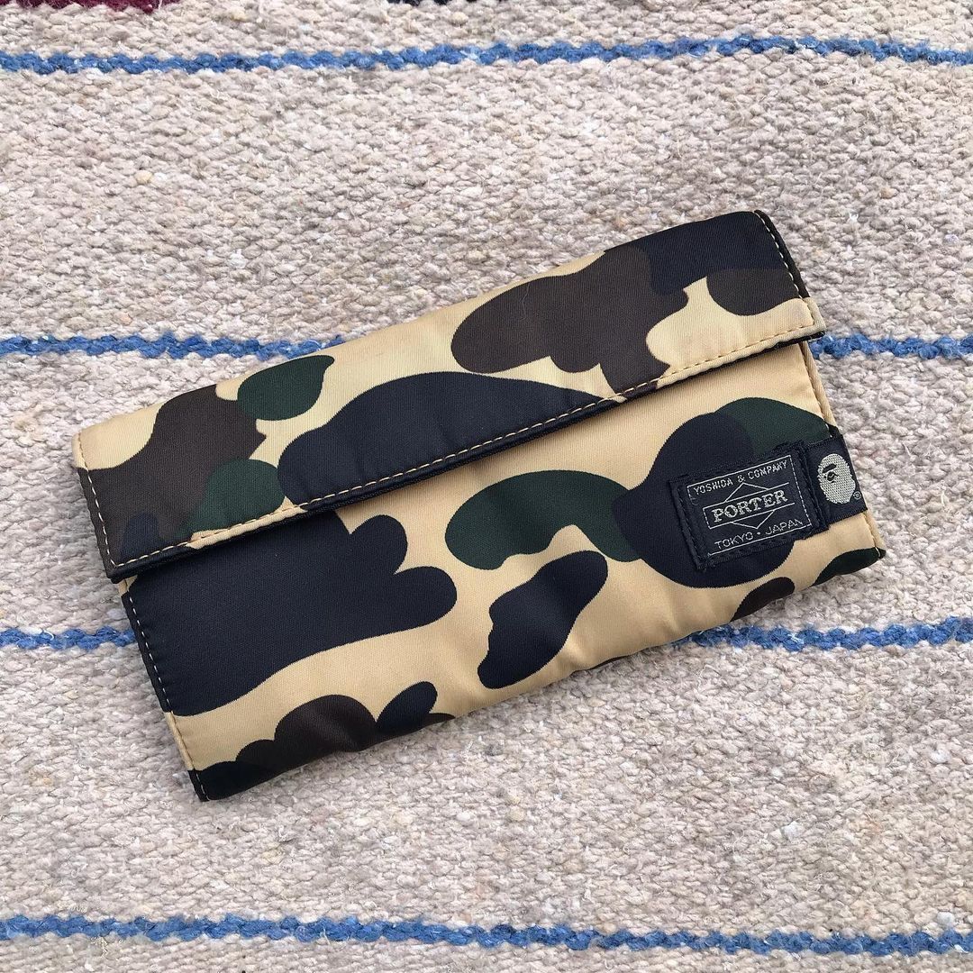 Bape PORTER x A BATHING APE LONG WALLET | Grailed