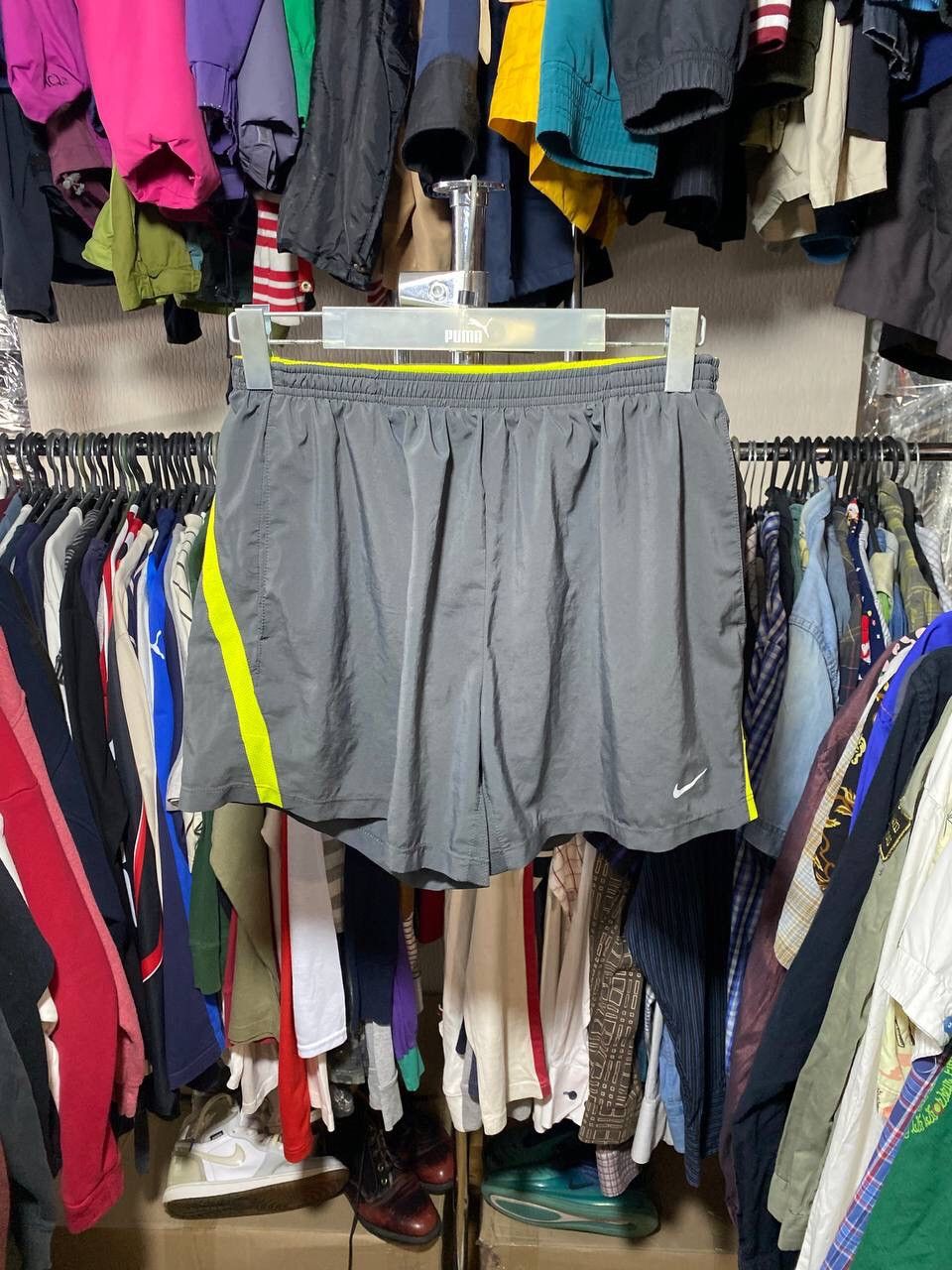 Avant Garde × Made In Usa × Nike Nike Dri Fit Running Shorts vintage ...