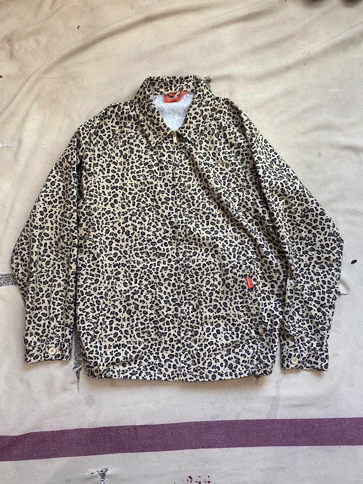 Japanese Brand × Streetwear × Workers Cookman USA Leopard Work Jacket ...