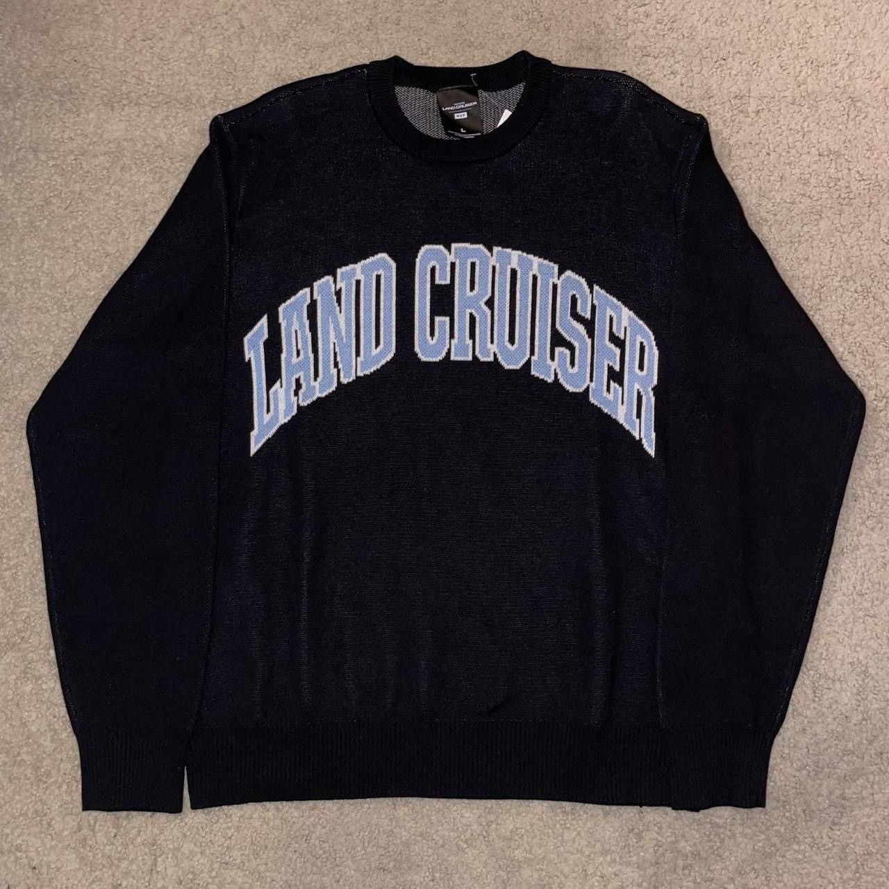 Huf Huf x Toyota Land Cruiser Parts & Services Knit Sweater | Grailed