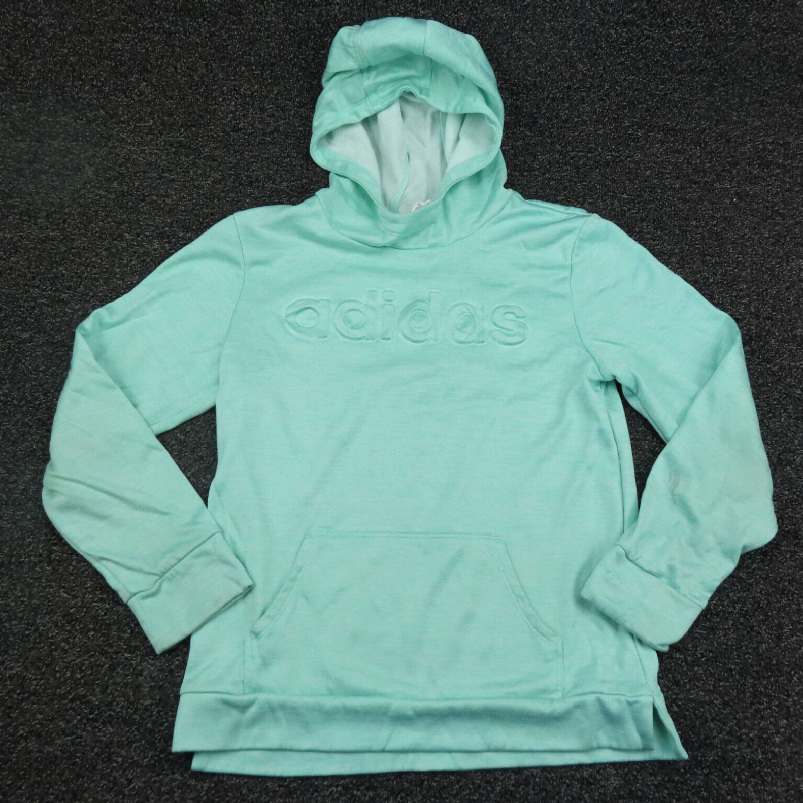 Adidas Adidas Hoodie Girls XL Extra Large Mint Green Long Sleeve ...