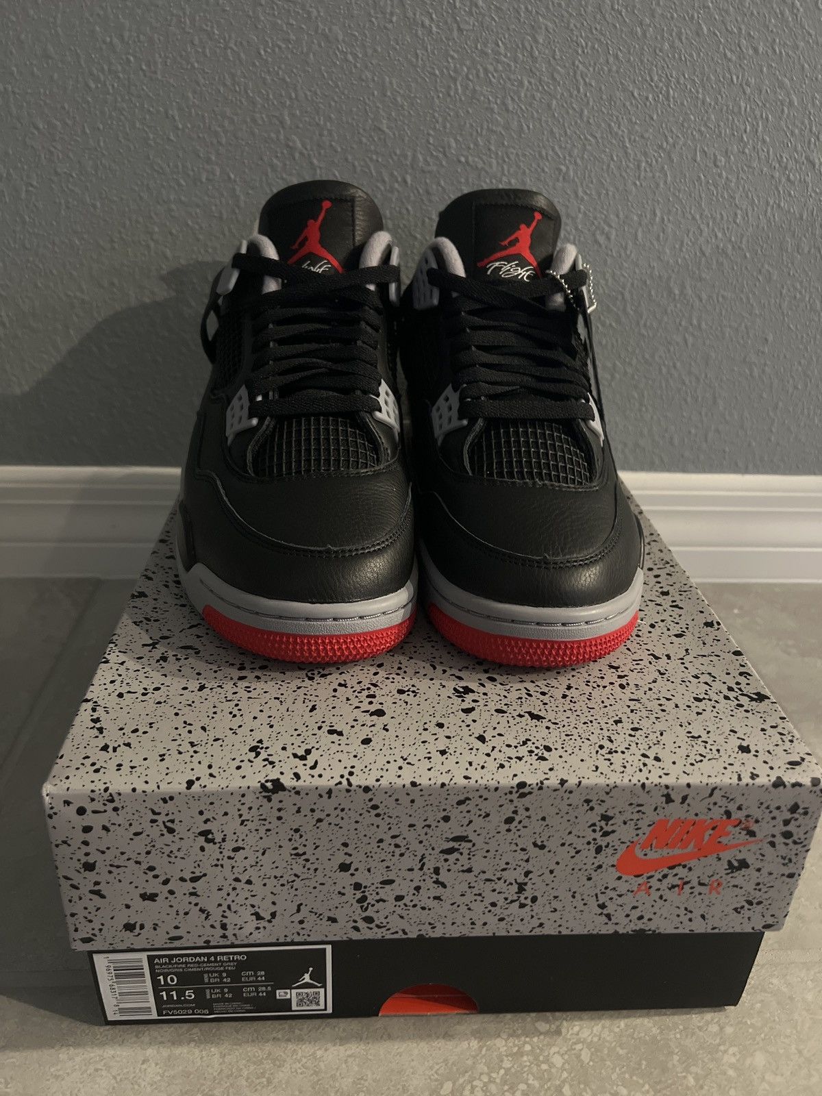 Nike Air Jordan 4s Bred Reimagined | Grailed