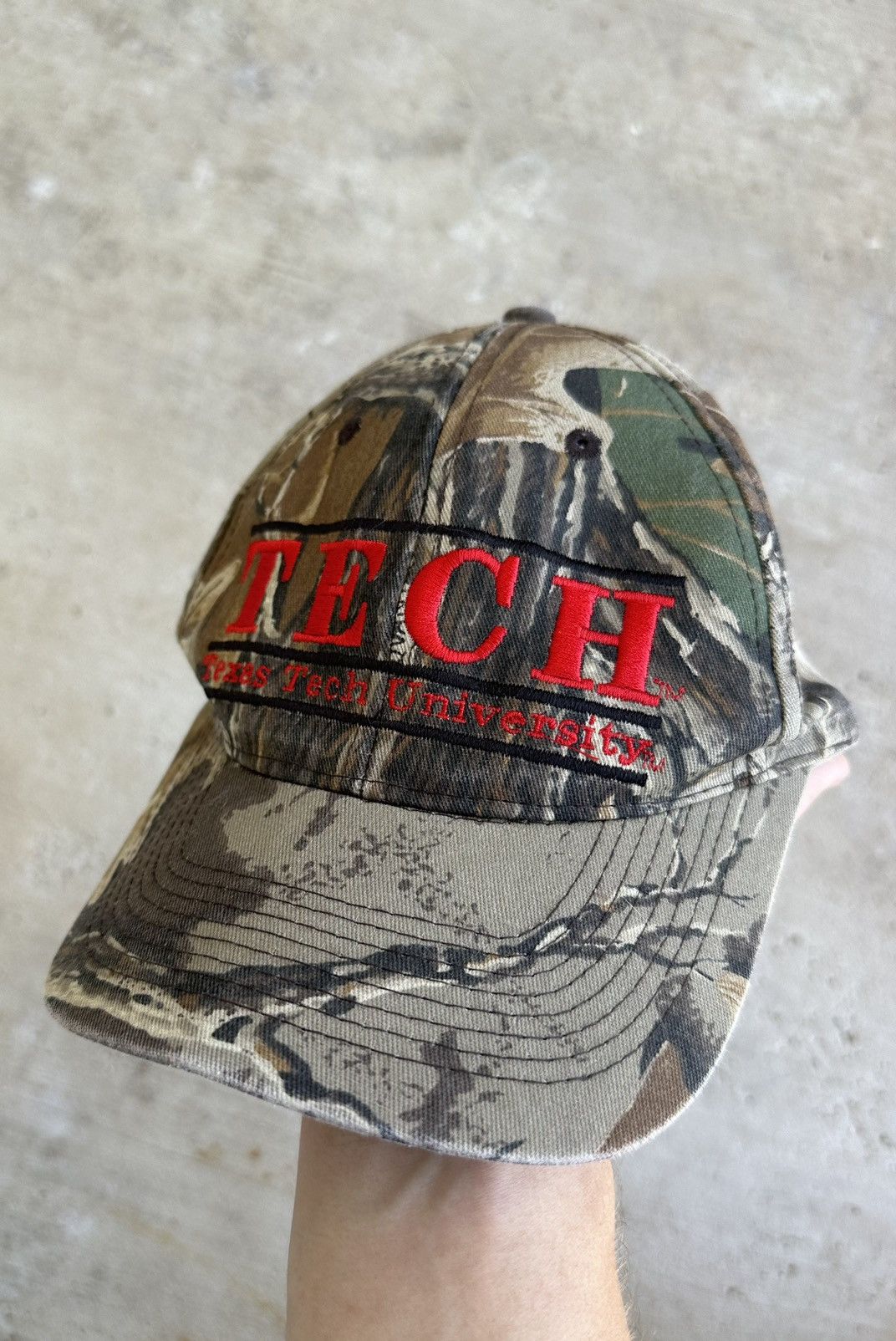 Vintage Vintage Real Tree Texas Tech 90s Baseball Hat Cap | Grailed