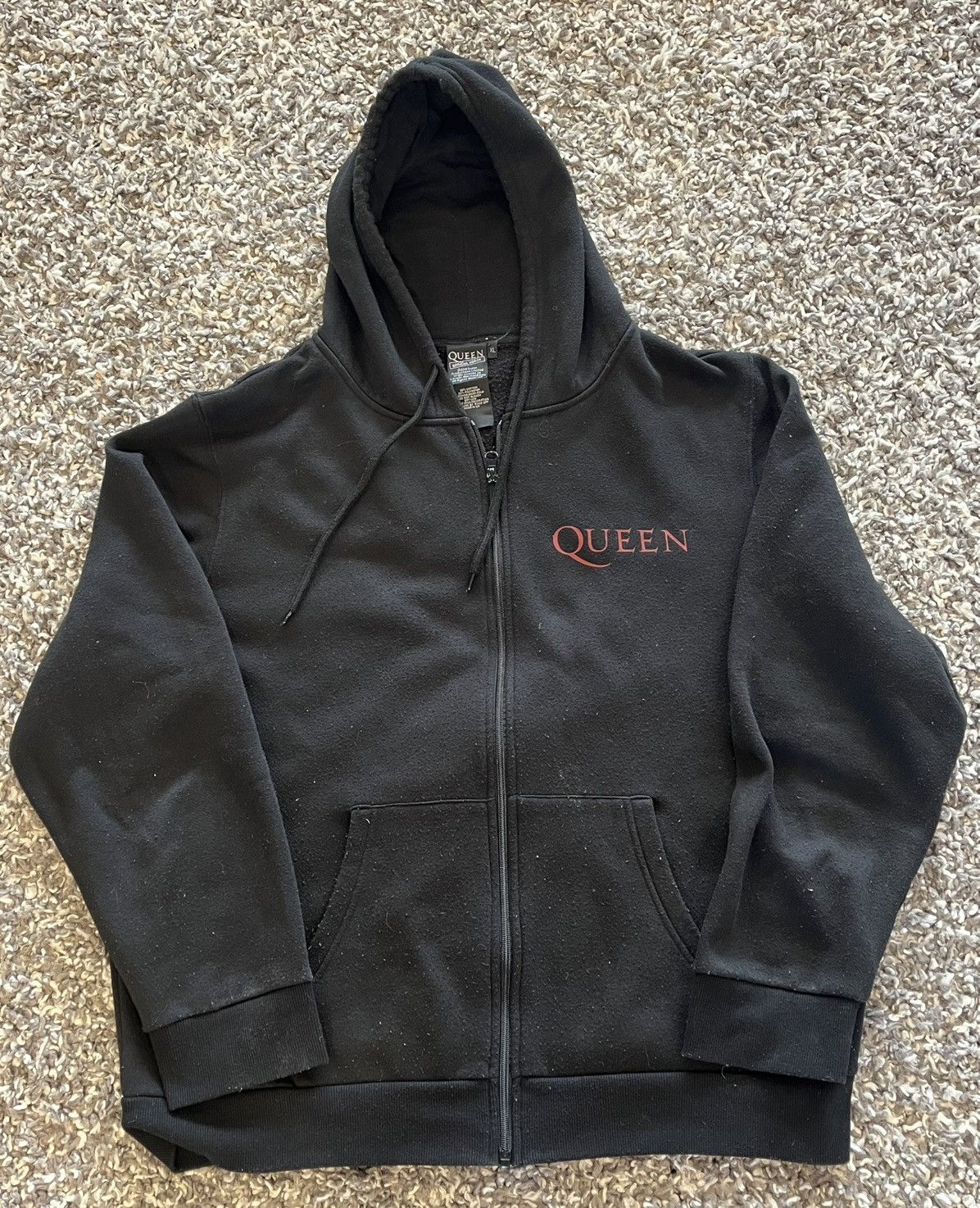 Band Tees × Bravado × Streetwear OFFICIAL QUEEN MERCHANDISE Zip Up ...