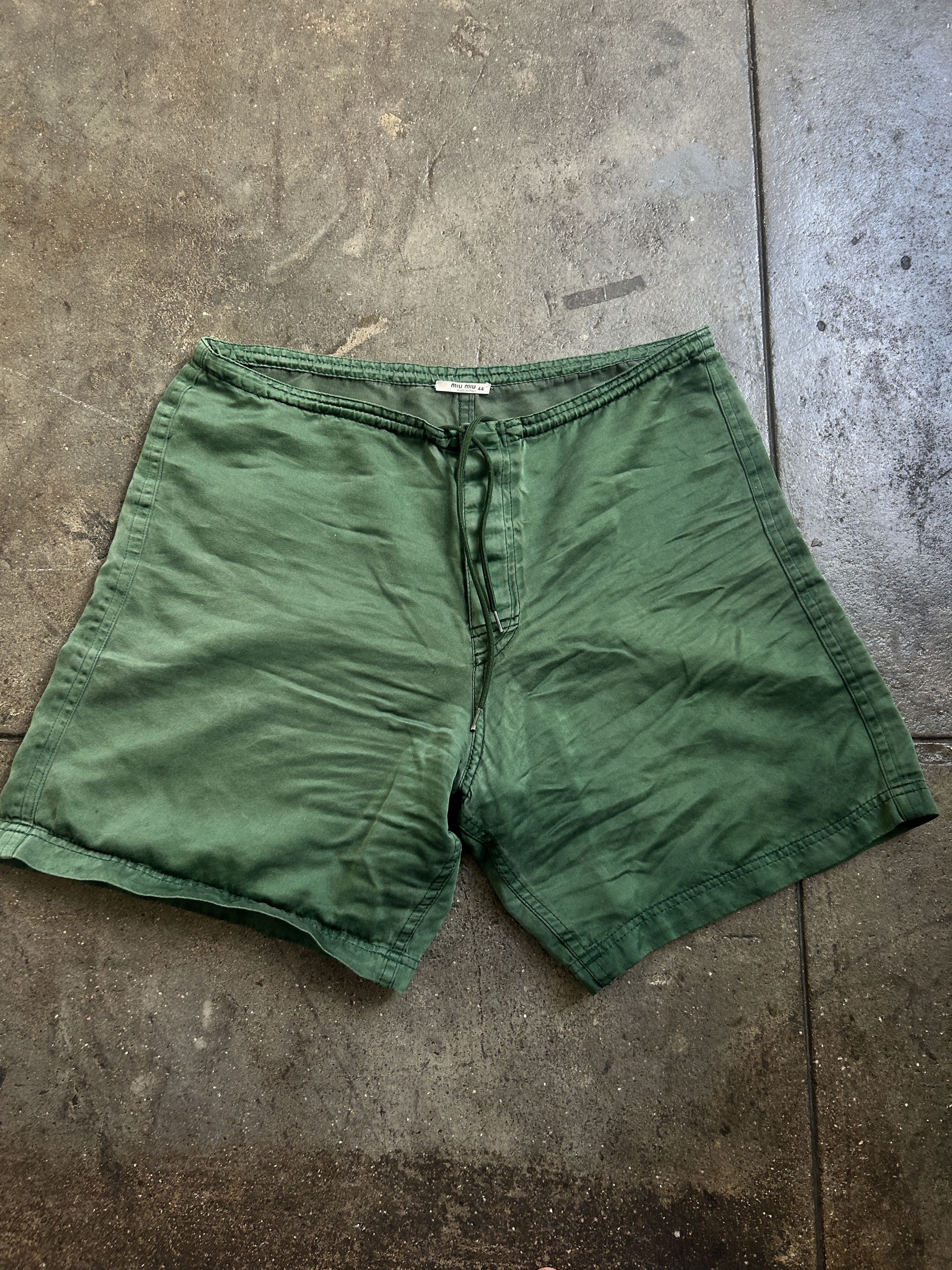 Miu Miu Vintage Miu Miu Slightly Reflective Swim Shorts | Grailed