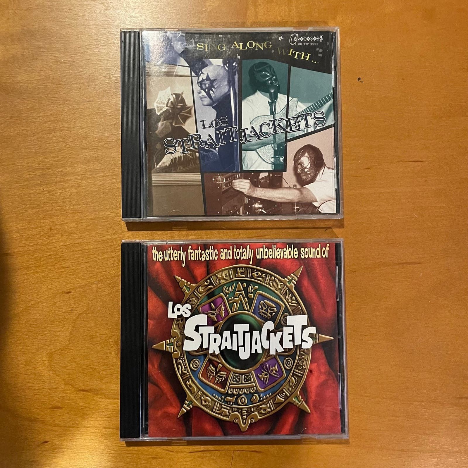 Blank Lot of 2 Los Straitjackets CDs surf rock & roll instrumental ...