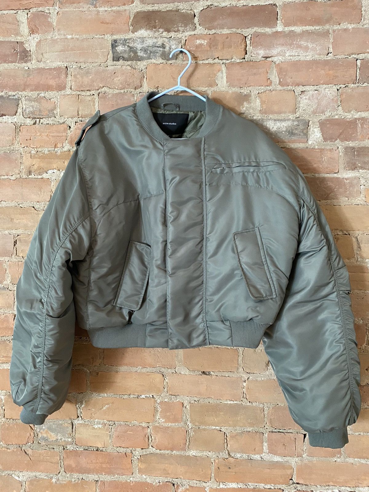 Entire Studios Entire Studios Khaki A-2 Bomber Jacket | Grailed