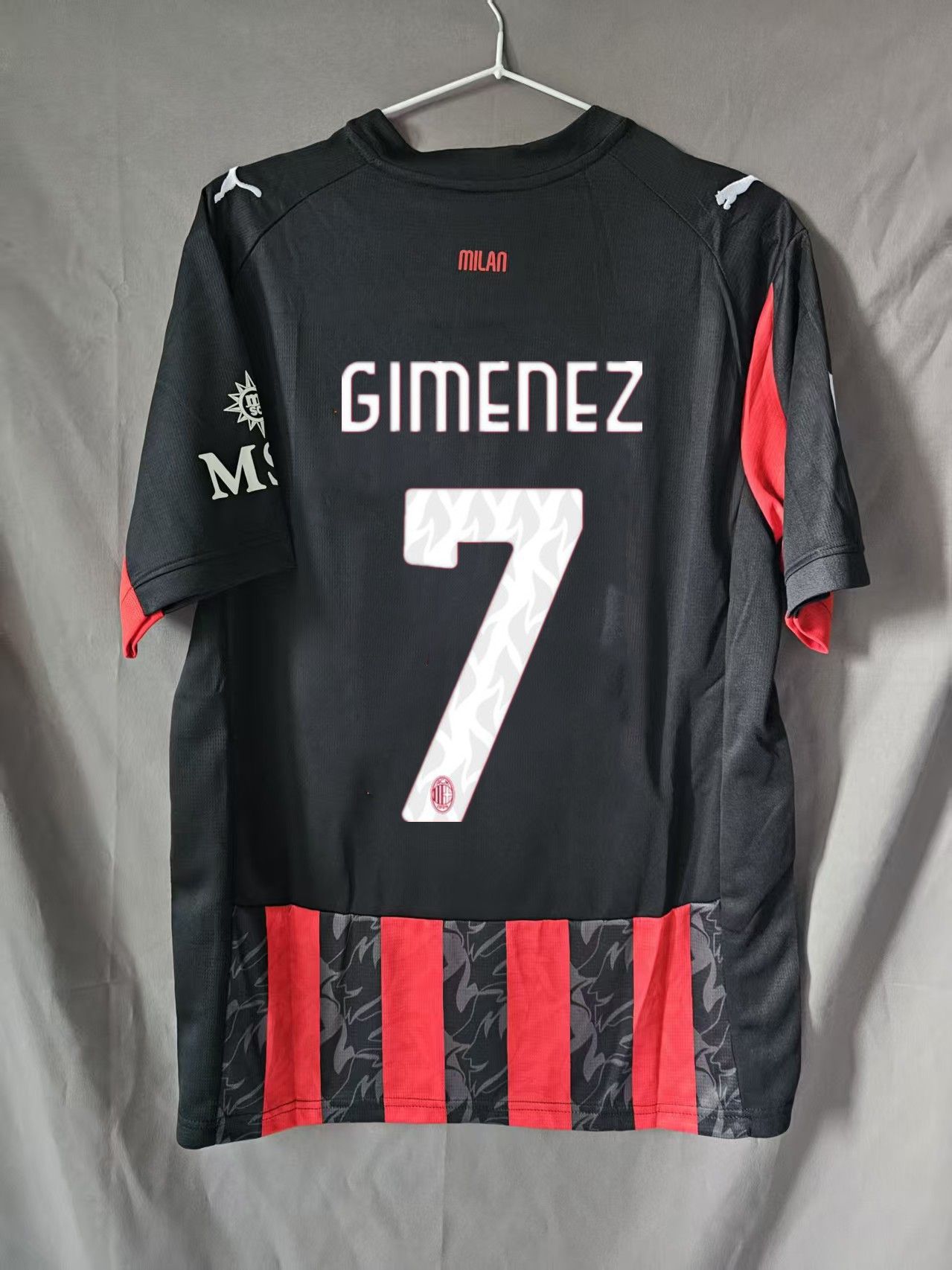 Other 2025 26 AC Milan 7 Santiago Gimenez Jersey Home | Grailed
