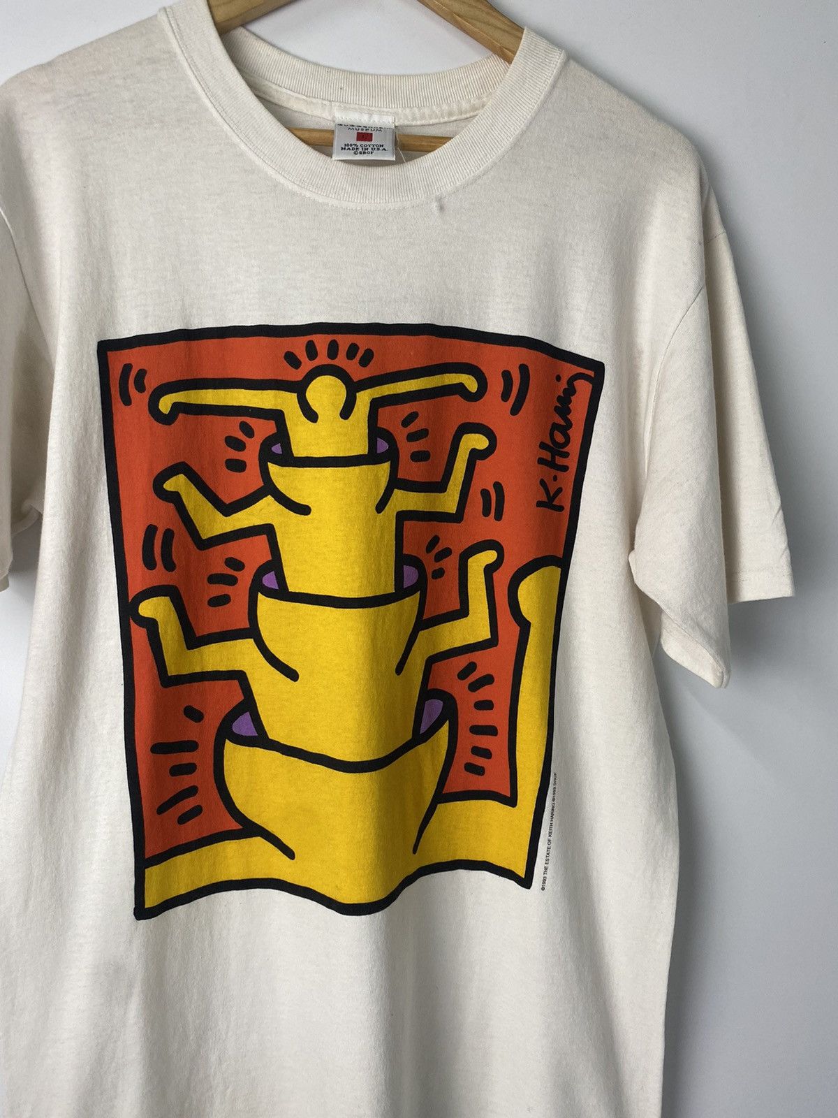 Vintage VERY RARE! Vintage 1993 Keith Haring Guggenheim Promo Museum ... Vintage VERY RARE! Vintage 1993 Keith Haring Guggenheim Promo Museum ...