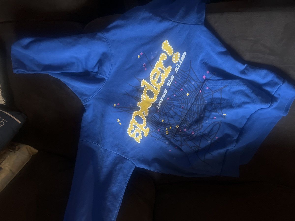 Spider Worldwide Spider TC Hoodie Blue | Grailed