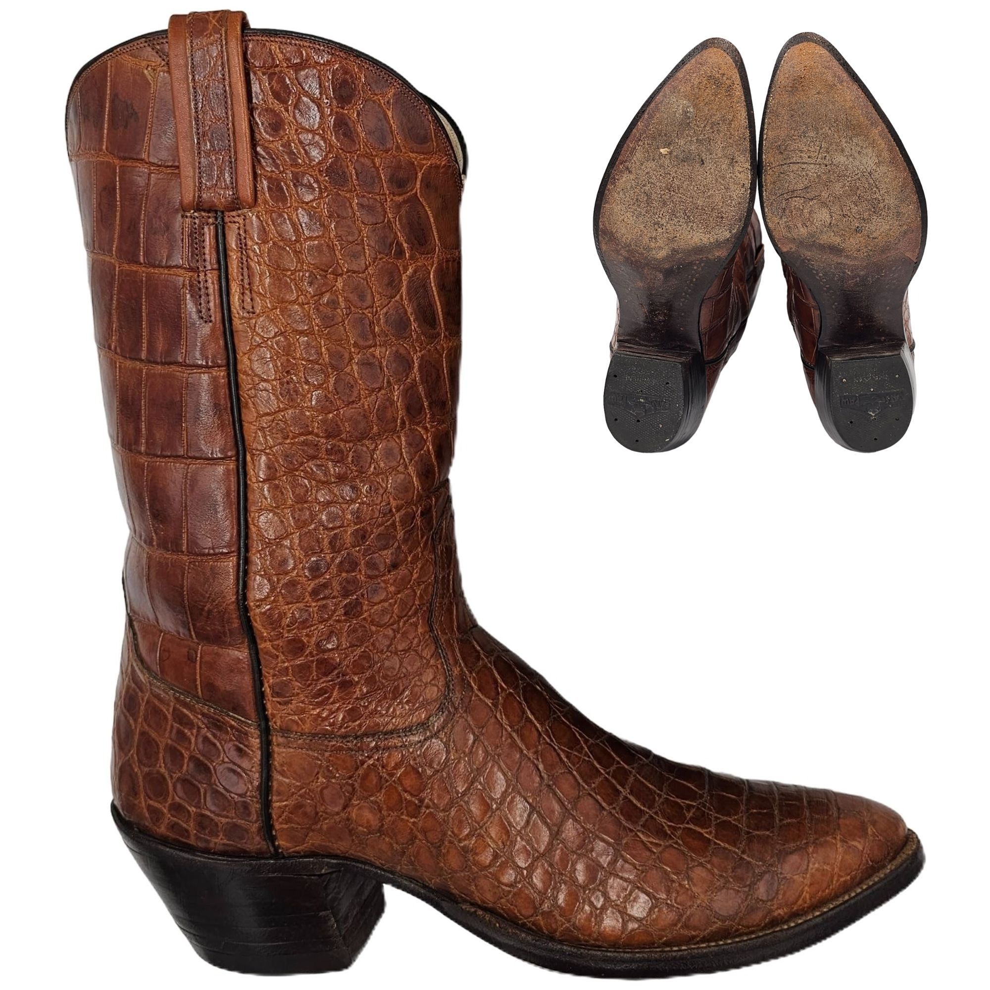 Rios of Mercedes Vintage Rios of Mercedes Custom Full Alligator Brown ...