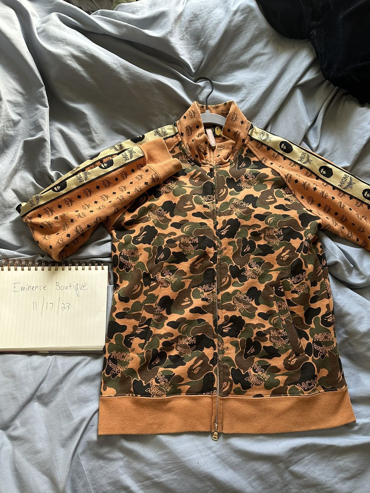 Bape × MCM Bape x MCM Track Top | Grailed
