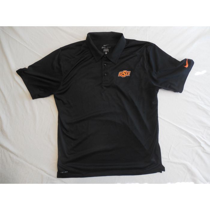 Nike NCAA Nike Polo Men Sz L Oklahoma State Cowboys Dri Fit Short | Grailed