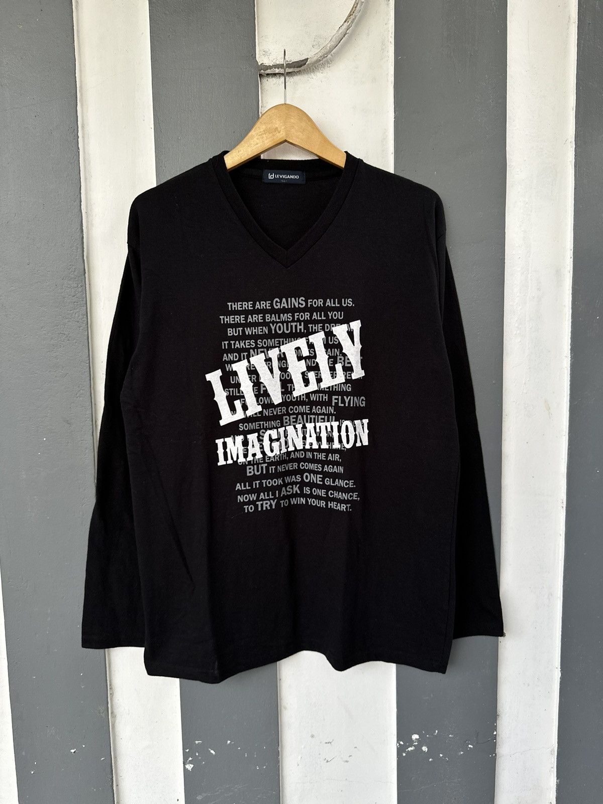 Yasuyuki Ishii JAPANESE POEM LIVELY IMAGINATION LONG SLEEVE | Grailed