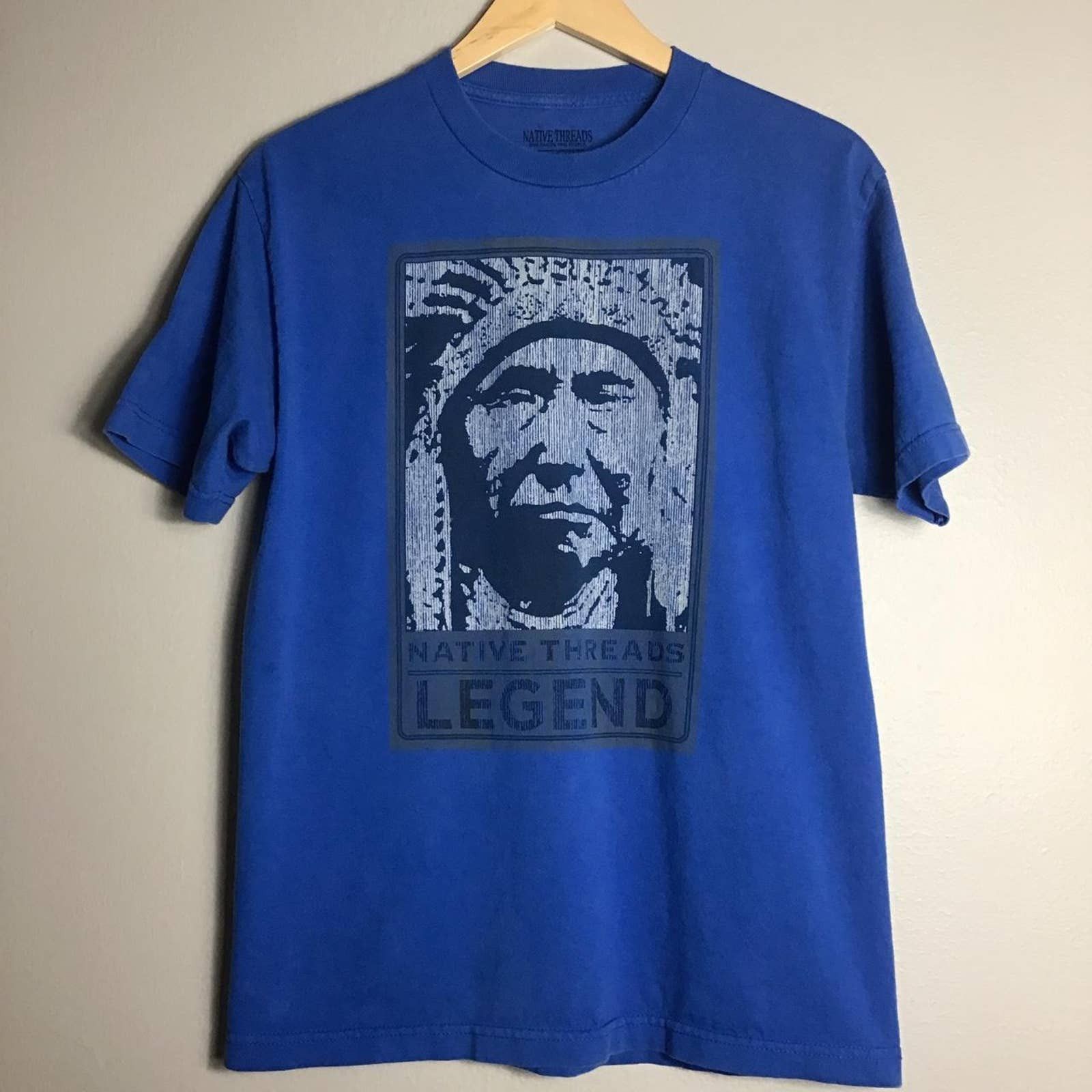 Streetwear Native Threads Shirt National Museum American Indian Blue M ...