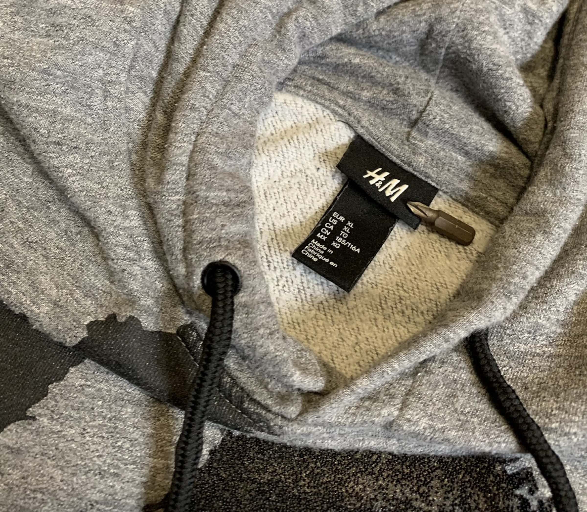 H&M 🔥 The Weeknd × H&M × XO Gray Hoodie Collab Big Logo | Grailed