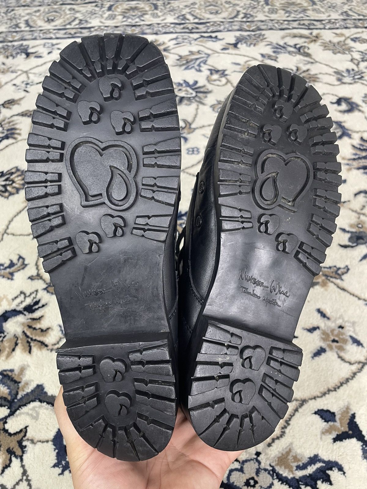 Number (N)ine Number (N)ine SS06 Axl Rose Jungle Combat Boots | Grailed