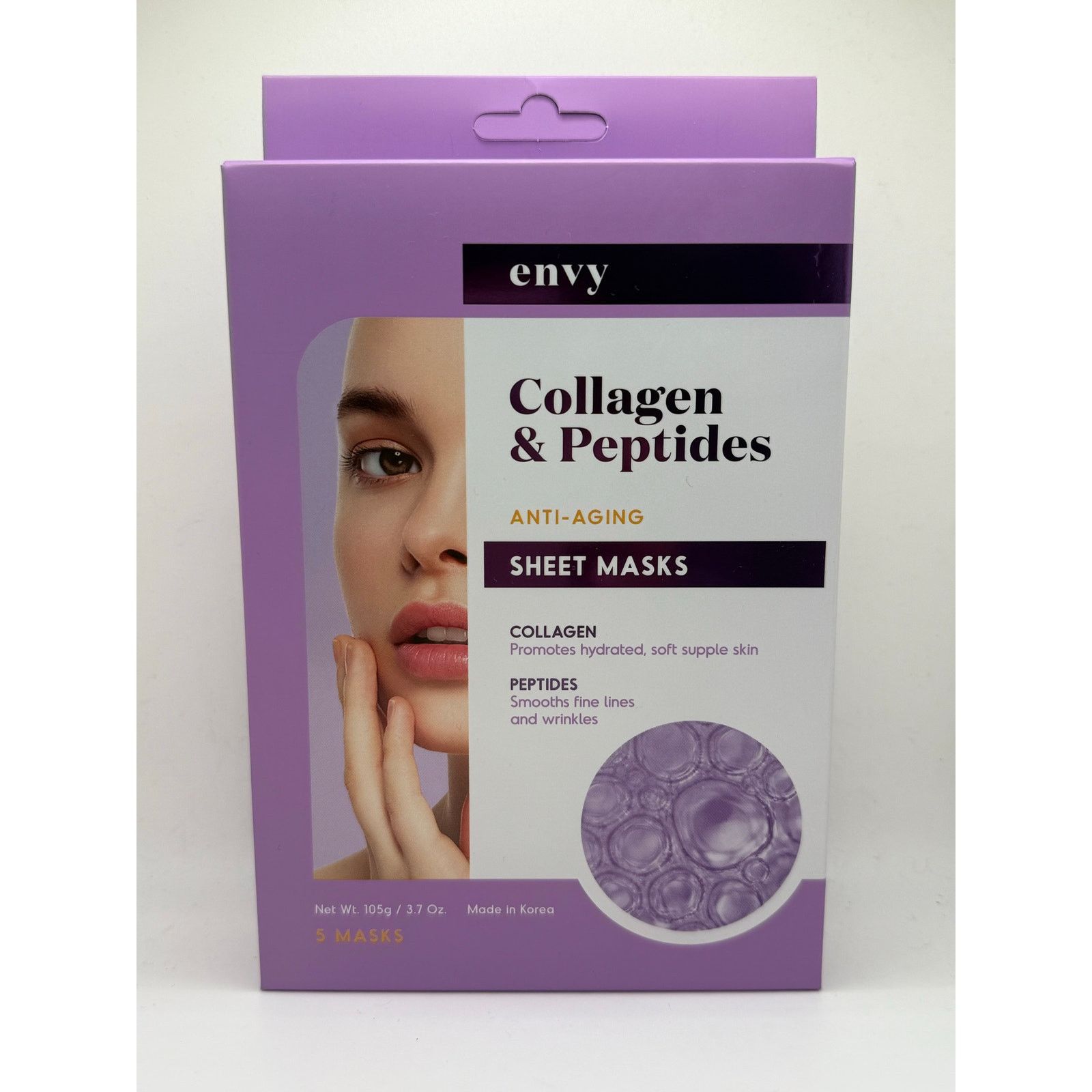 Other NEW-Envy Collagen & Peptides Anti-Aging Face Masks 5-Pack | Grailed