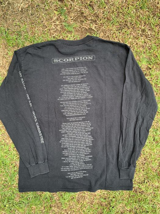 Rare DRAKE NON STOP SCORPION BACK OF LYRICS | Grailed