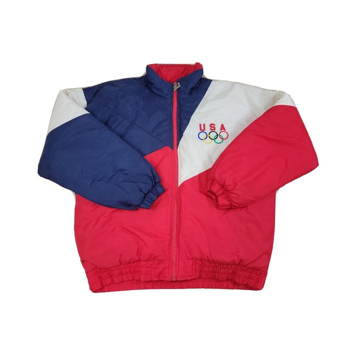 Starter Vintage Team USA Starter Jacket 90s Olympics Winter Coat Puffer ...