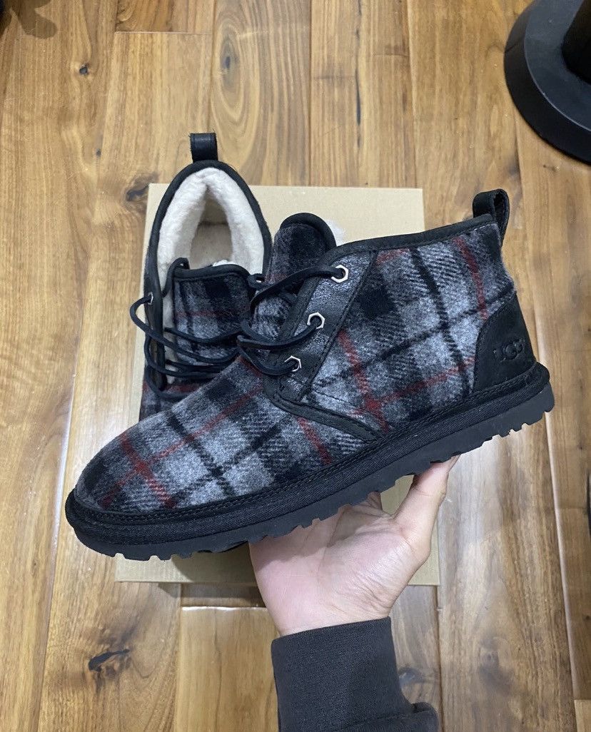 Ugg UGG Plaid Lace Up Nuemal Sample Boots | Grailed
